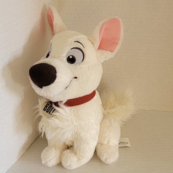 Disney | Toys | Disney Parks Disneyland White Bolt Dog Stuffed Animal ...